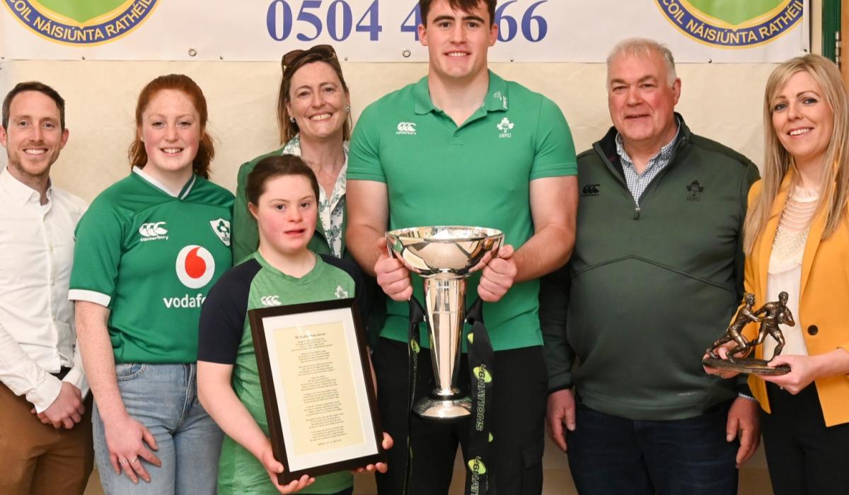 Proud day in Rahealty as rugby star Brian Gleeson returns to where it ...