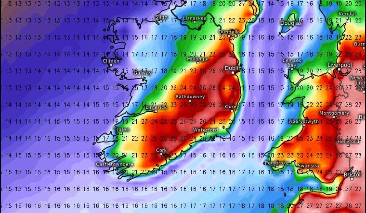 ALERT: Temperature forecast for Friday predicts that up to 26C is ...