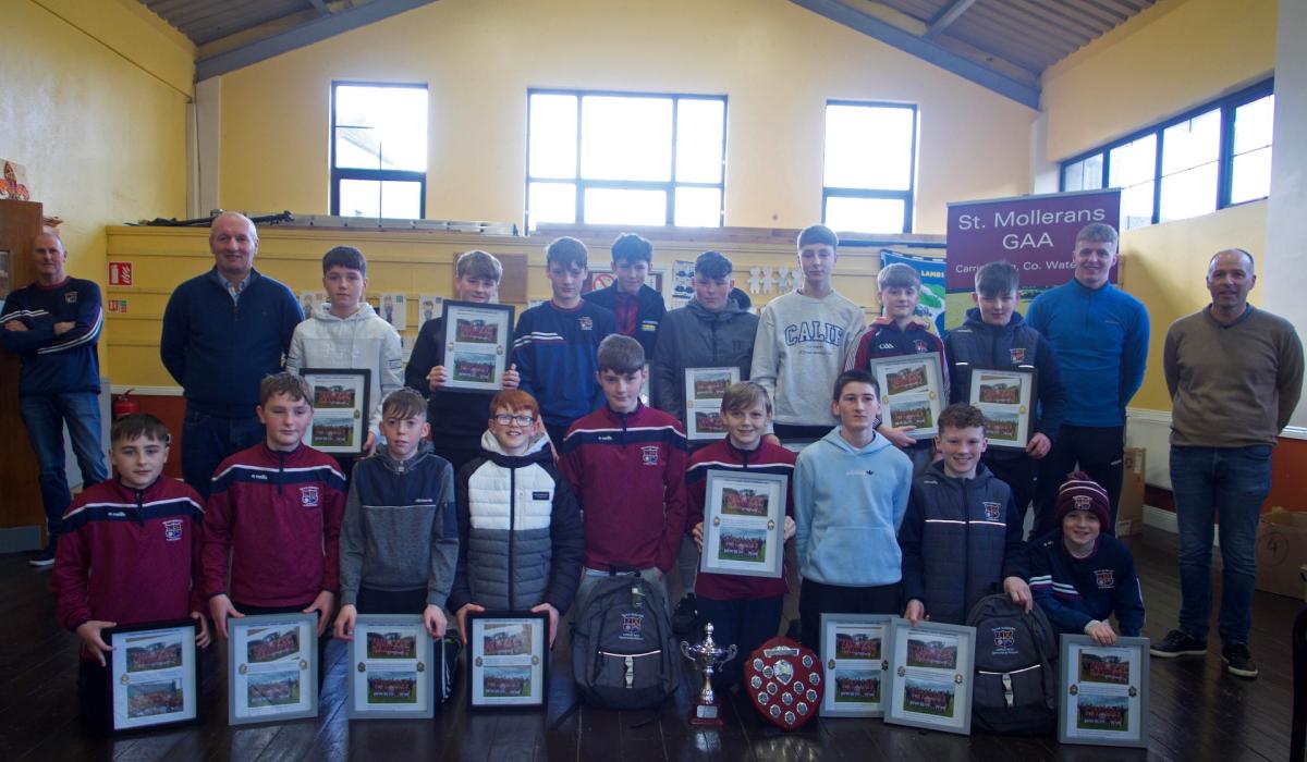 Carrick-on-Suir GAA Club honours its championship winning juvenile ...