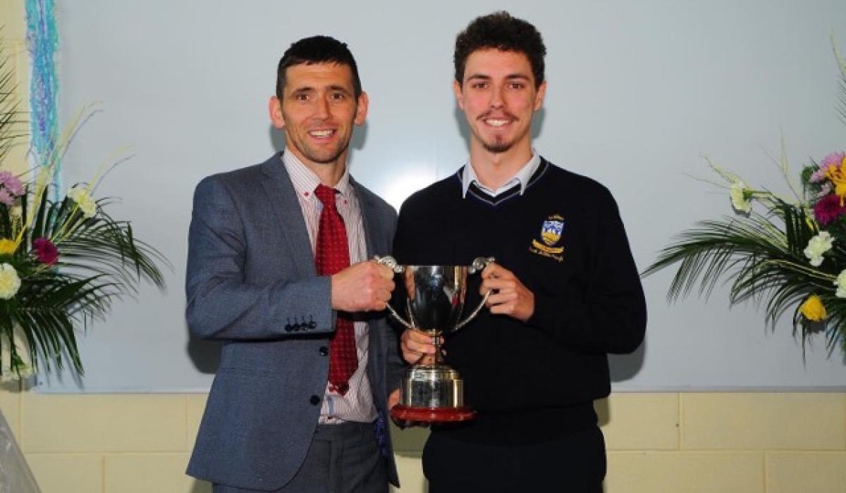 St Ailbe's principal presents Rory Sampson with the cup for Student of ...