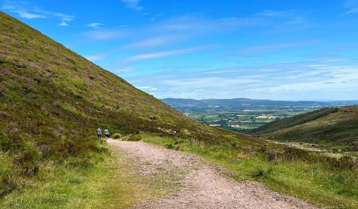 Pathway in The Vee down to Bay Lough is closed for works to be carried ...