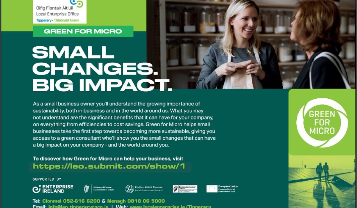 Green for Micro - small changes, big impact! - Tipperary Live