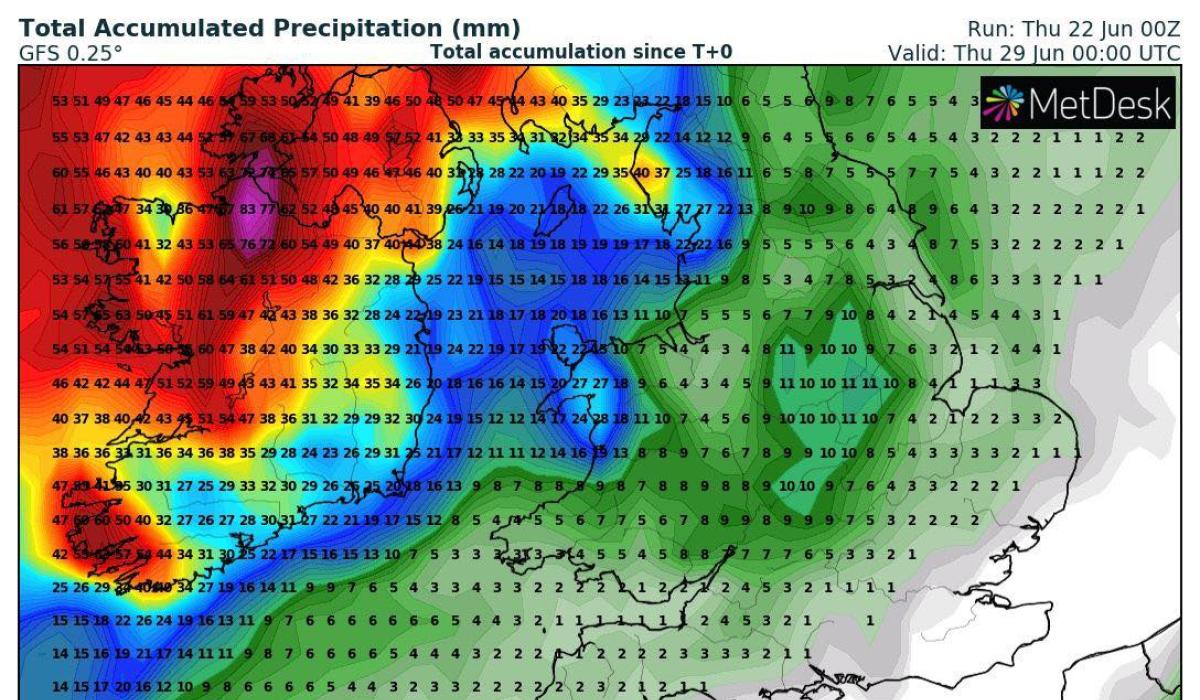 ALERT: Met Éireann's five-day forecast predicts shockingly high ...