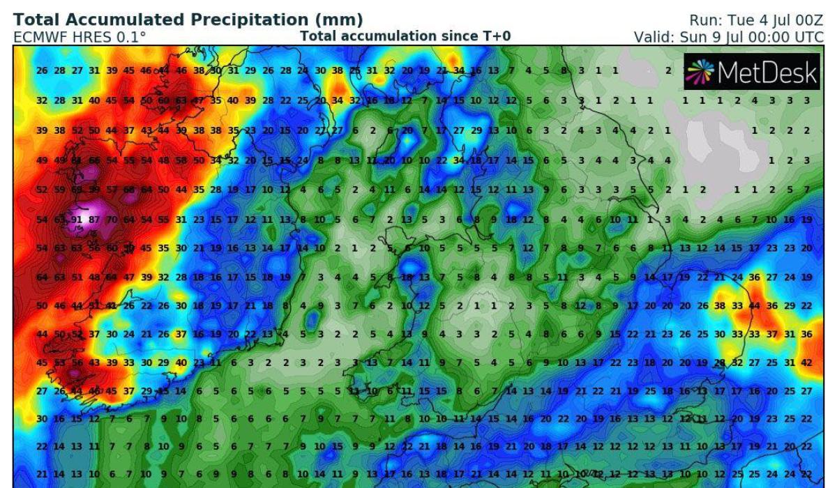 WARNING: Met Éireann's five-day forecast predicts some disastrous ...