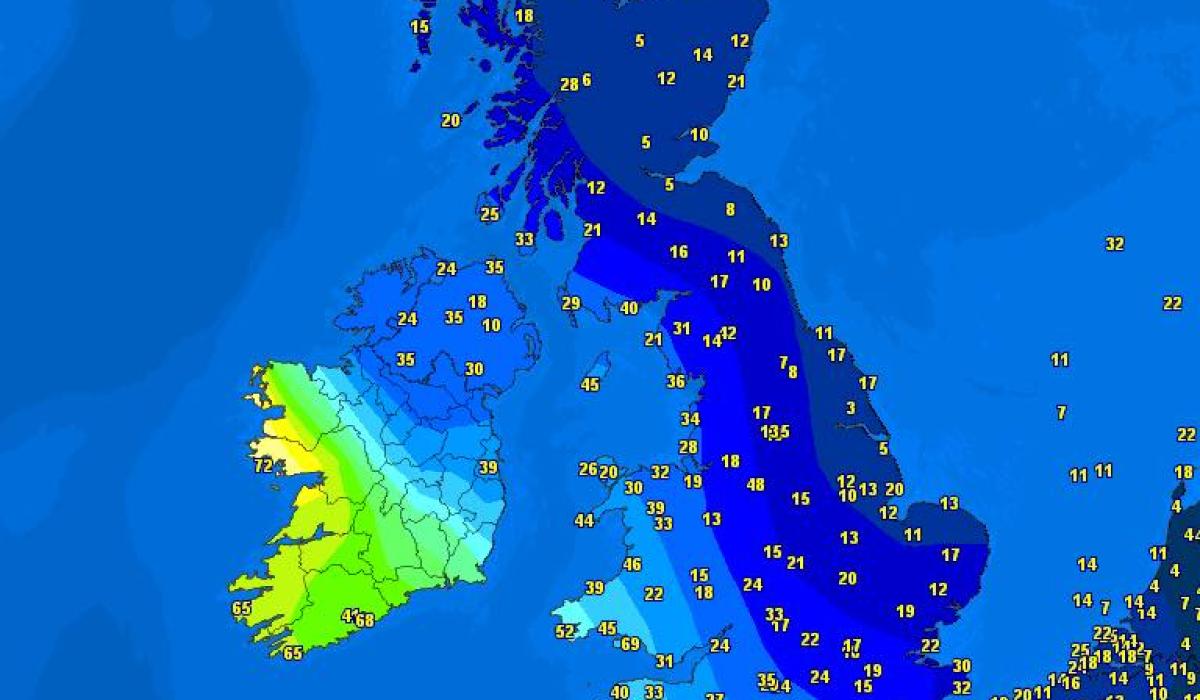 ALERT: Met Éireann's five-day Irish weather forecast predicts it will ...