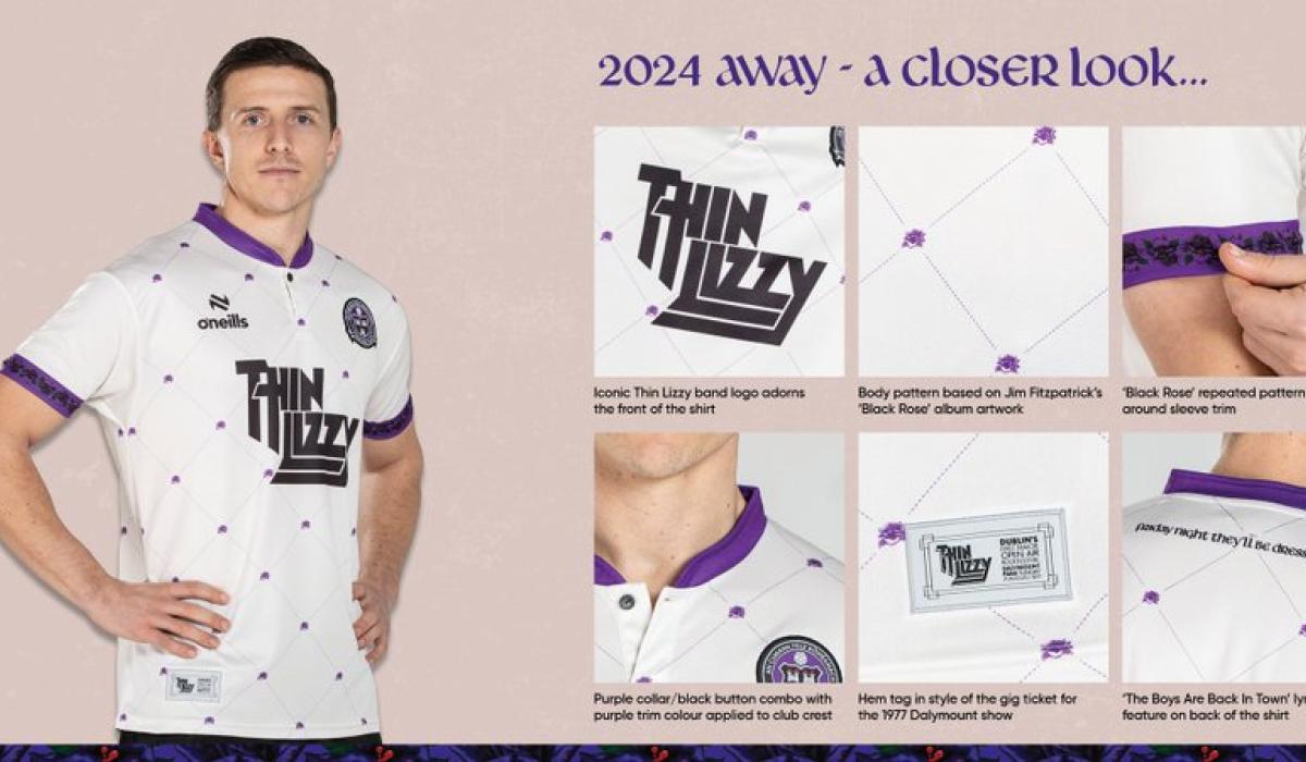 Bohemians FC unveil new Thin Lizzy-inspired away kit - Tipperary Live