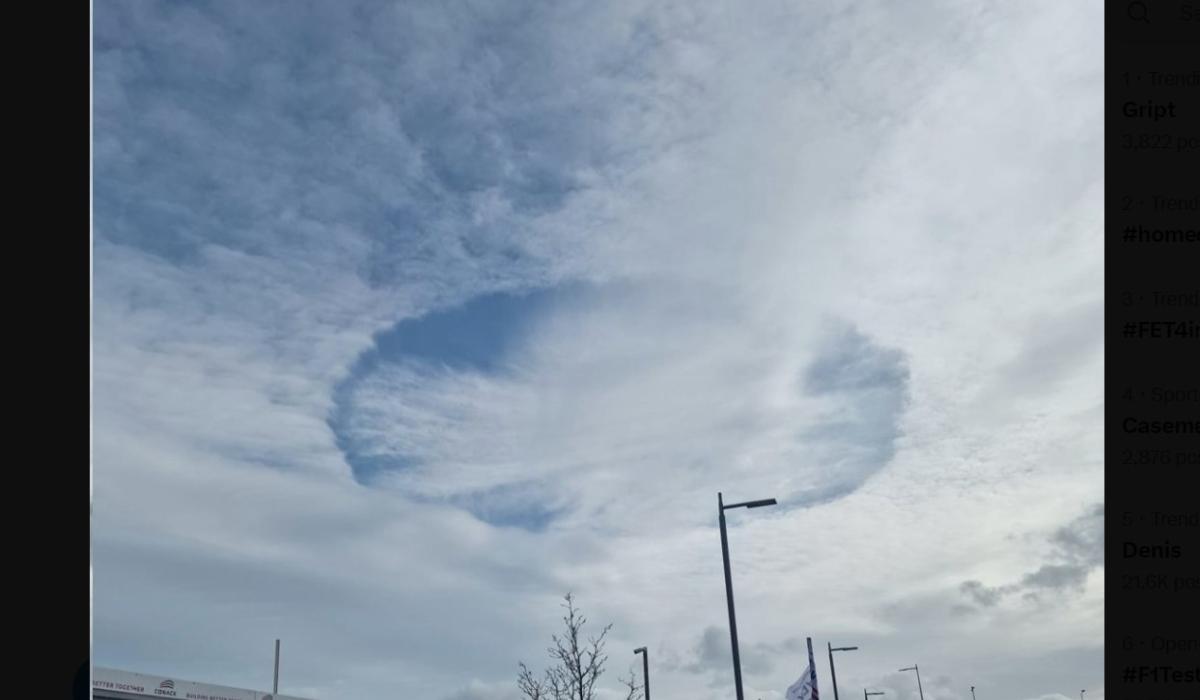 Met Éireann issue update on 'hole in the sky' amid rare weather phenomenon - Tipperary Live