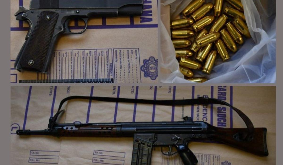 Guns and ammunition seized during garda operation targeting firearms ...