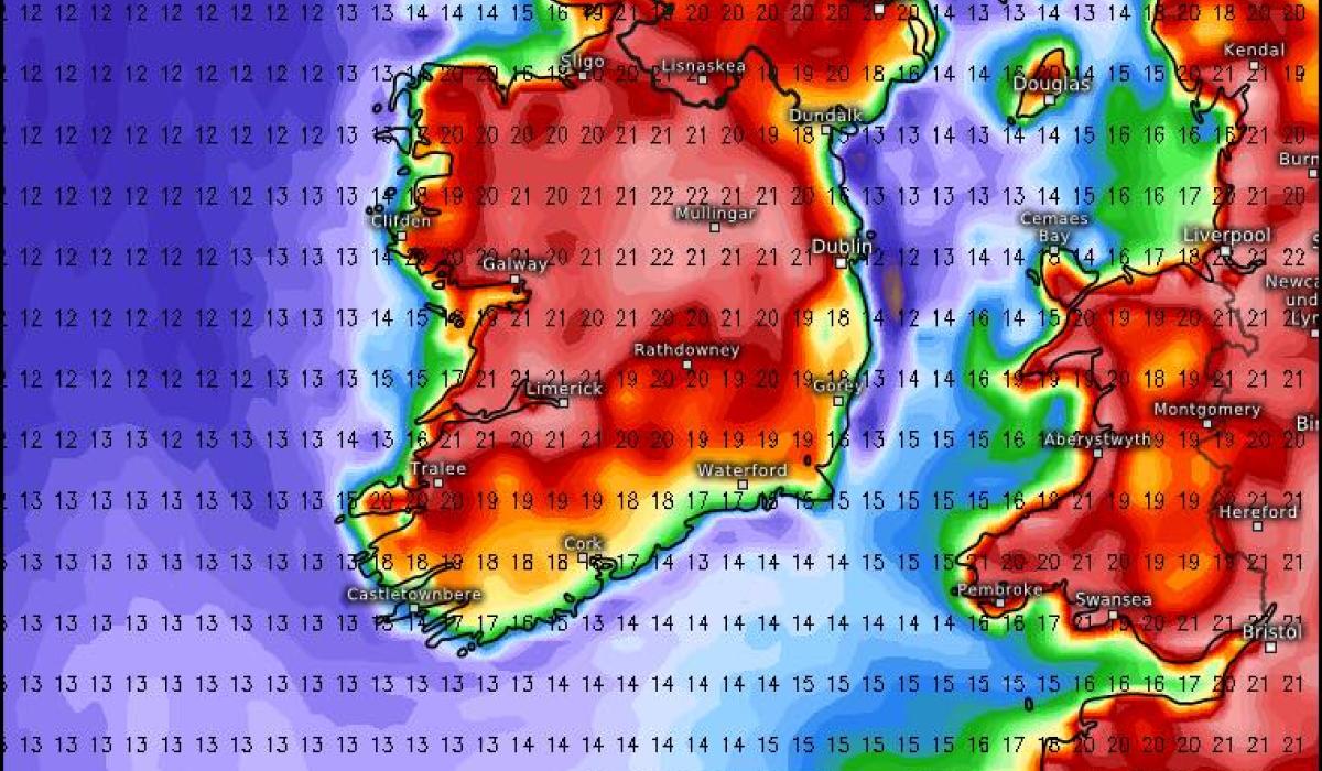 ALERT: Irish weather forecast for next few days predicts scorching ...