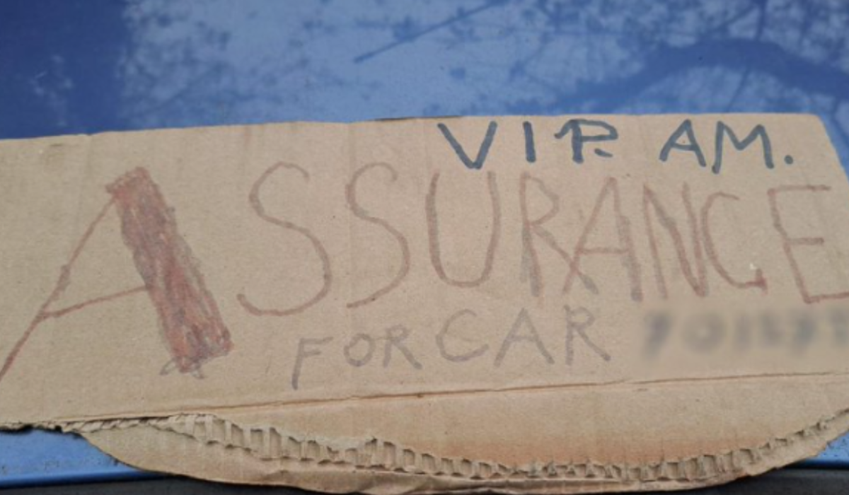 Banned driver using cardboard cut-out as insurance disc caught turning ...