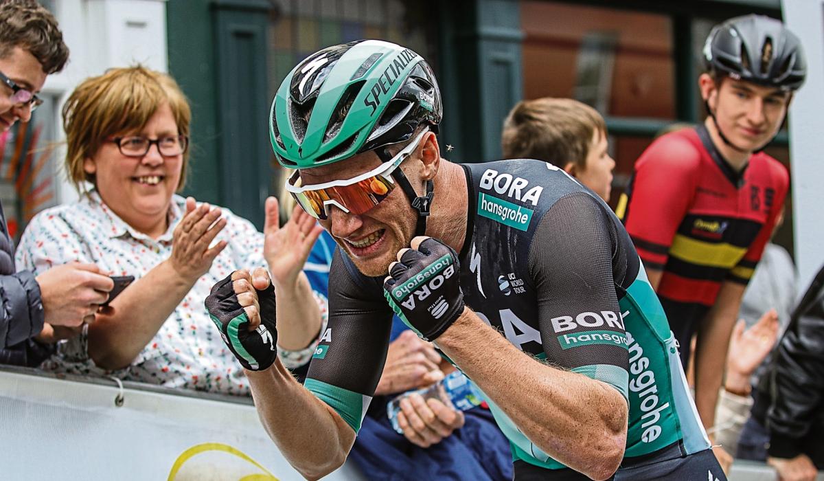 Tipperary cyclist Sam Bennett returns to the winner's enclosure in ...