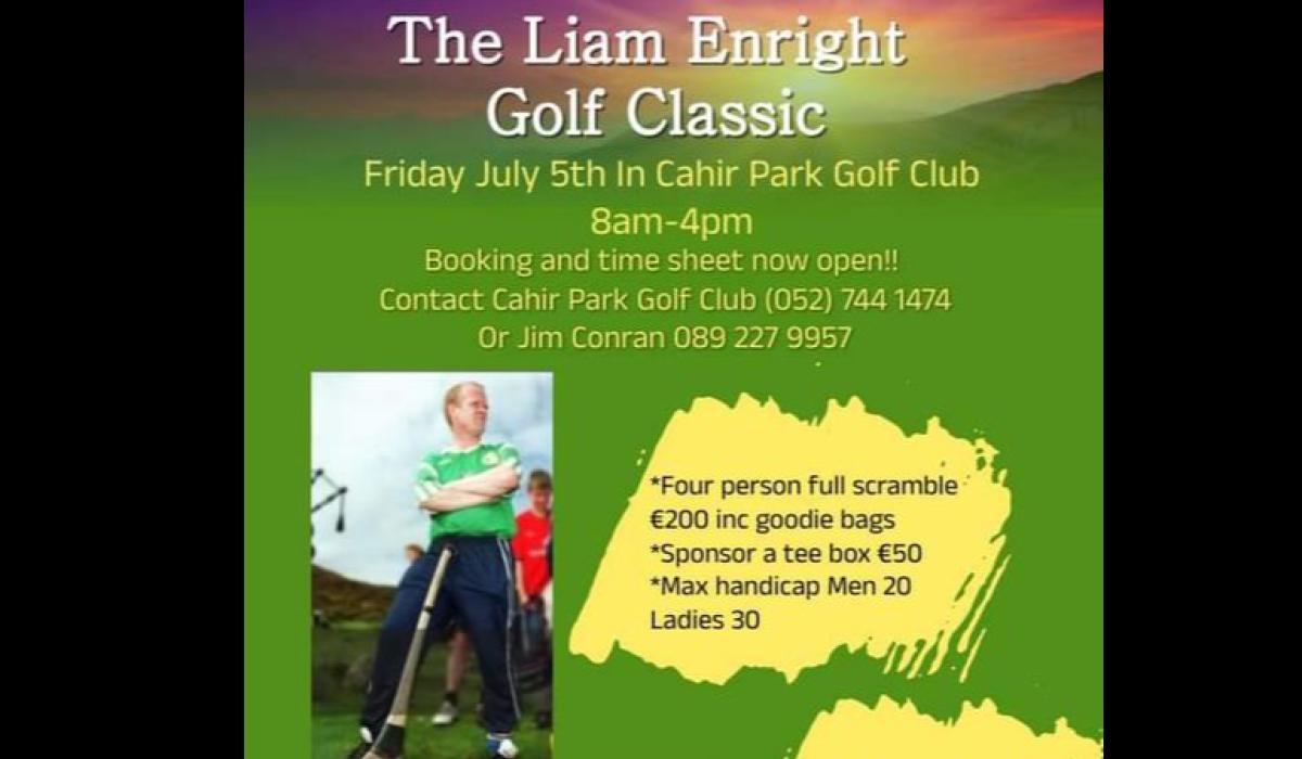 Tipperary golf club to host Liam Enright Golf Classic - Tipperary Live
