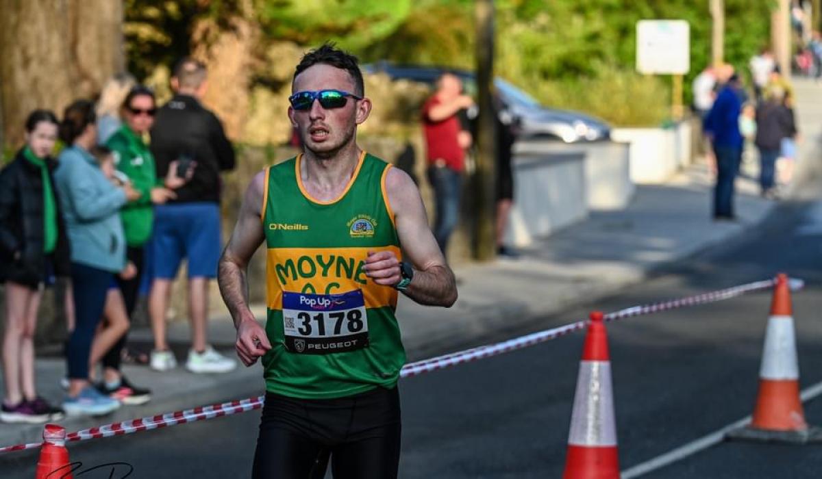 Dylan McLaughlin and Sharon Cantwell fly the flag for Moyne Athletic ...