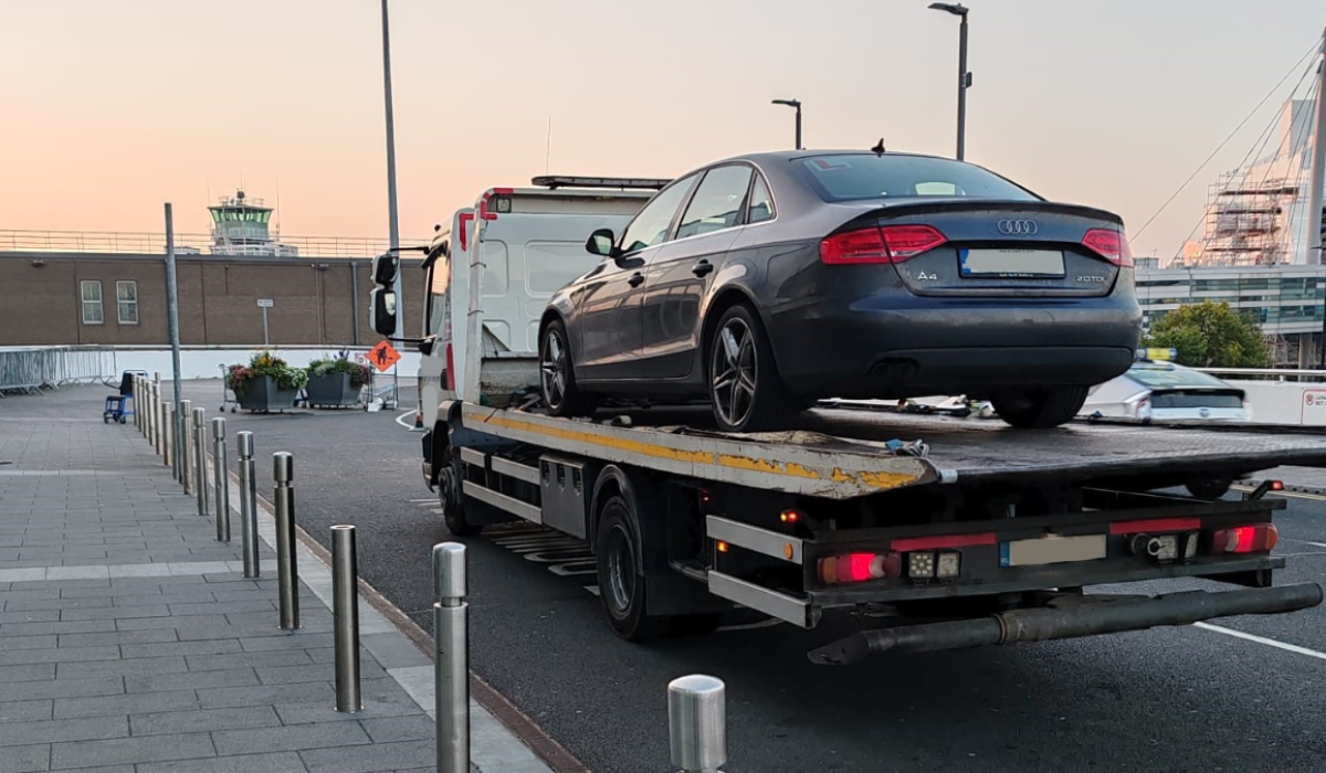 Car parked illegally in disabled space outside Dublin Airport impounded by gardaí - Tipperary Live