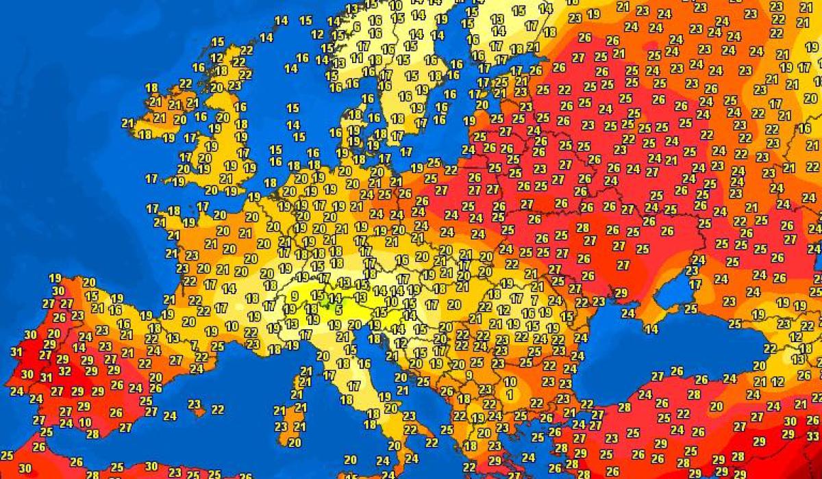 ALERT: Met Éireann's long-range Irish weather forecast for coming week ...