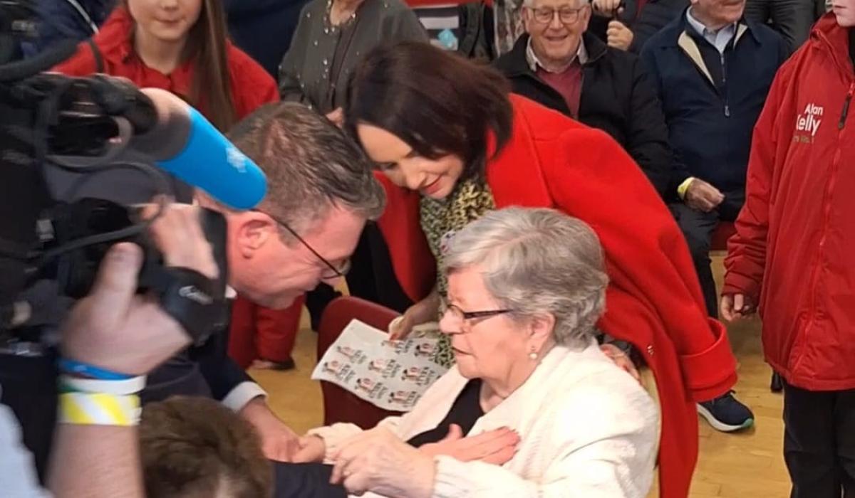 WATCH: Moment Alan Kelly sticks badge on adoring mother - Tipperary Live
