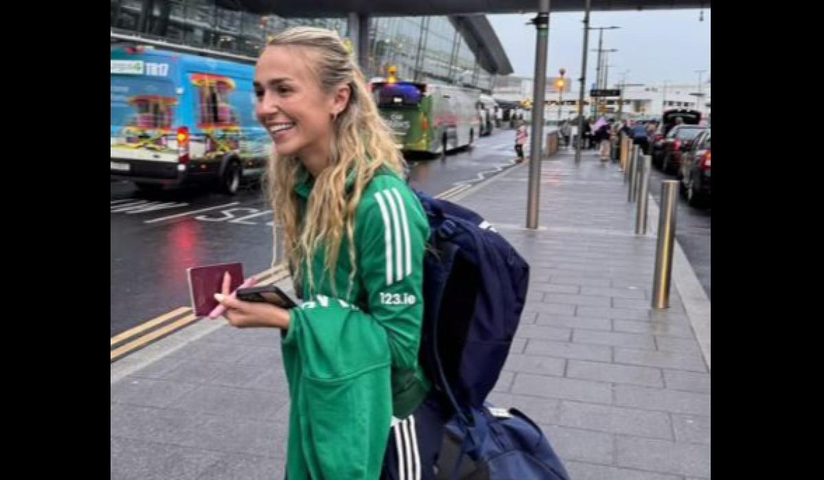 Sharlene Mawdsley gets a lift to Dublin Airport from Tipp hurler boyfriend ahead of Europeans ...
