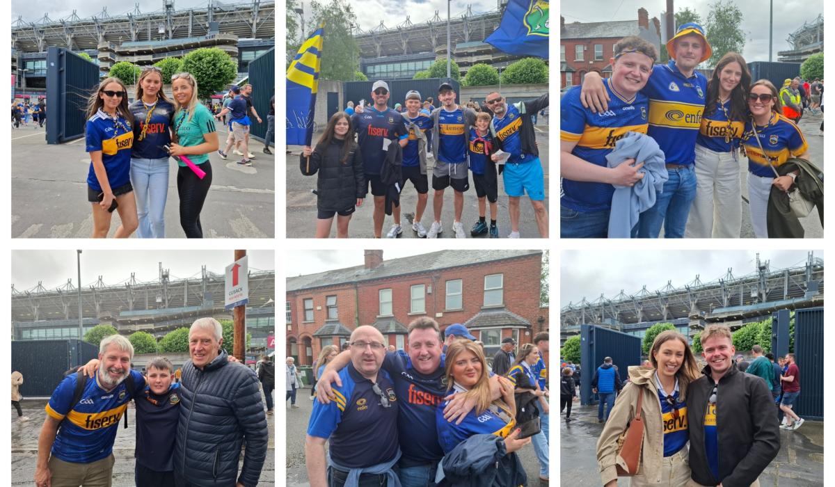 IN PICTURES: Spirits are high as final Tipperary fans take their seats ...