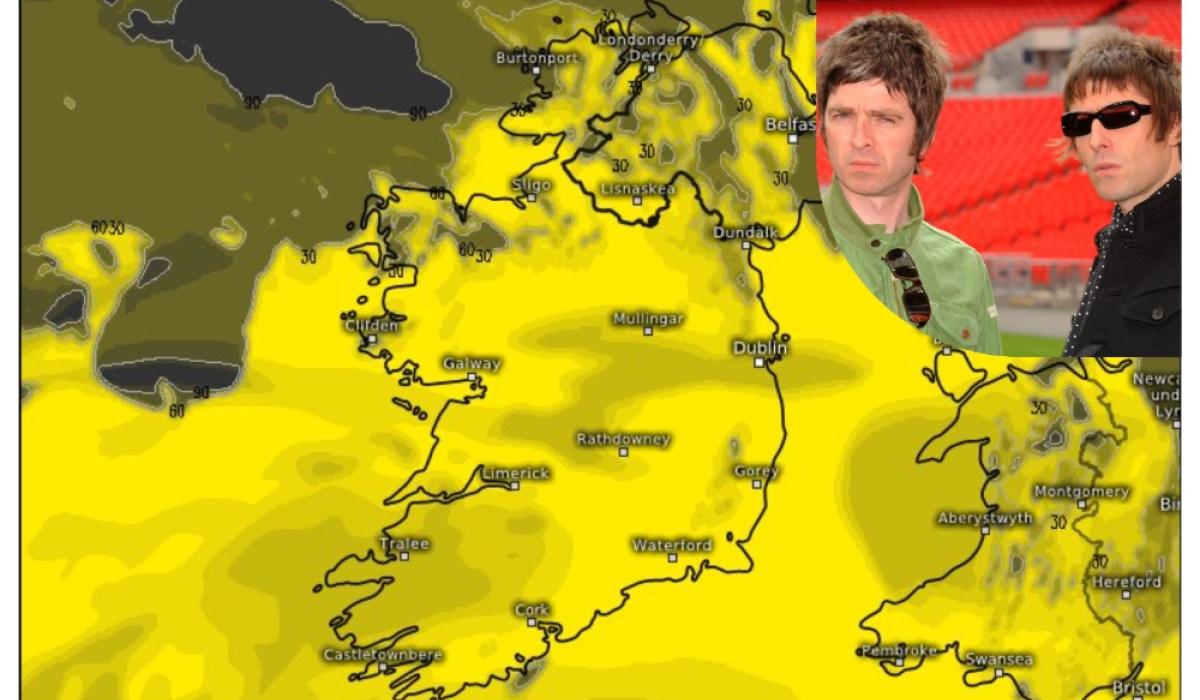 Met Éireann reveal glorious weather forecast ahead of Oasis at Croke ...