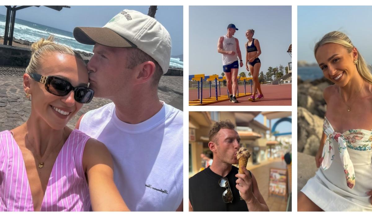 'A little bit of us,' Sharlene Mawdsley shares romantic snaps with boyfriend Michael Breen ...