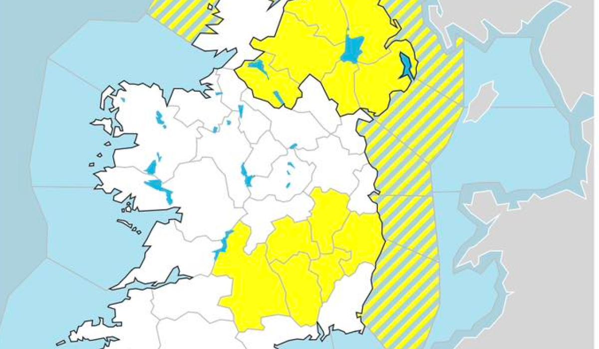 ALERT: Met Éireann issues weather warning for Tipperary with spot ...