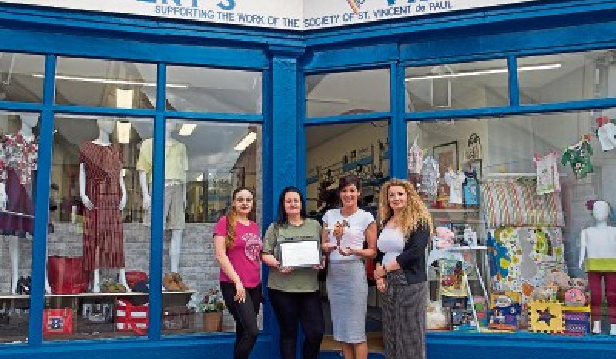 Tipperary charity shop honoured for its superb window display ...
