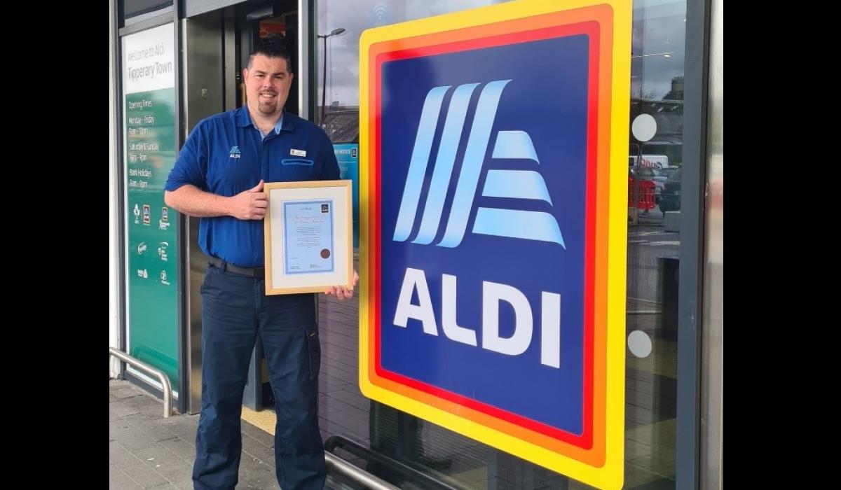 Tipperary man honoured for a decade of service with well-known chain ...