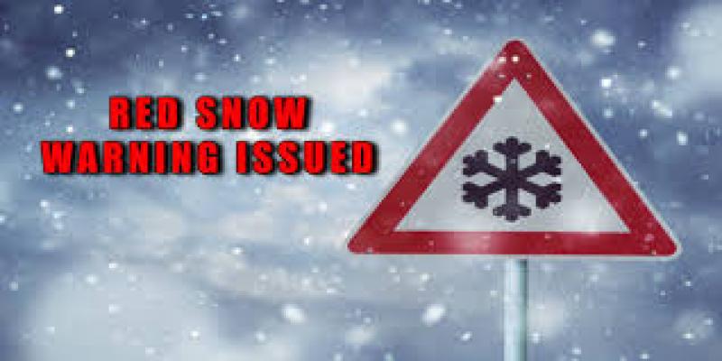 Status Red Weather Warning NOW in effect for Tipperary - Tipperary Live