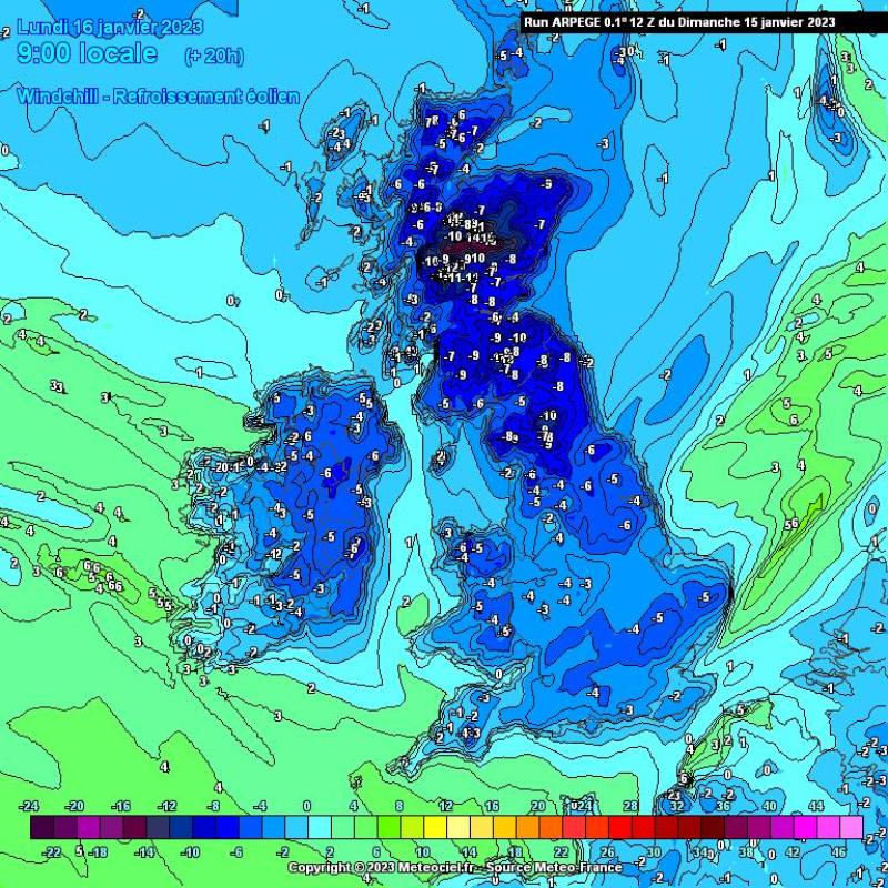 ALERT: One weather model showing a chance of some snow as temperatures ...