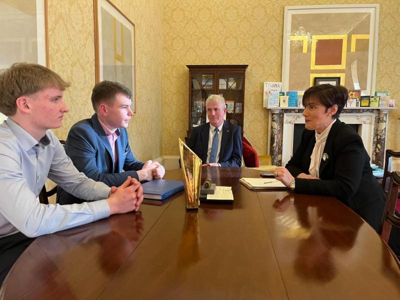 BT Young Scientist winners present findings to Minister and Department ...