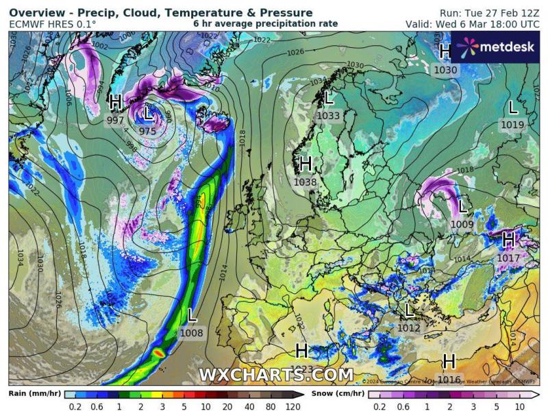 ALERT: Irish weather forecast predicts thunderstorms and snow beginning ...