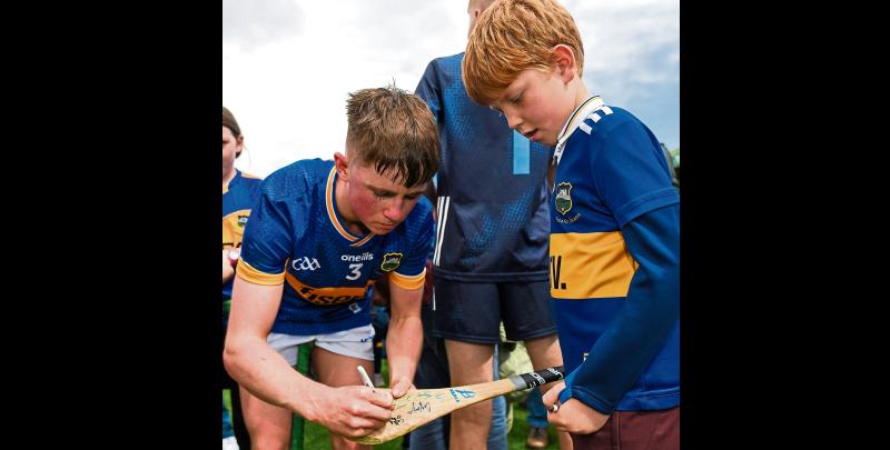 PICTURE OF THE WEEK: Future star signs autograph for aspiring Tipperary ...