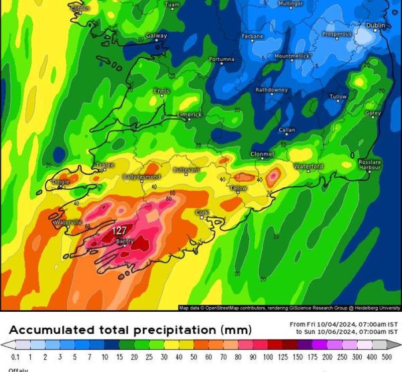 ALERT: Met Éireann's Irish weather forecaster for the weekend is in ...