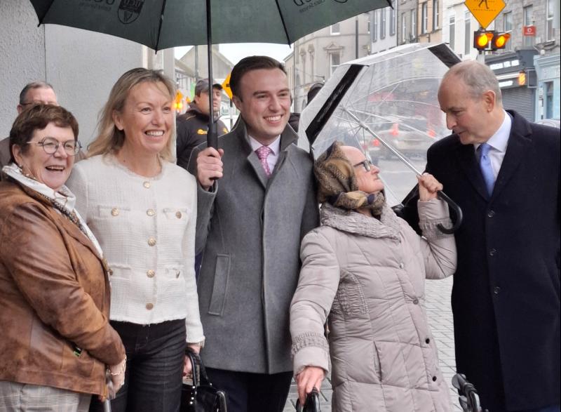 Tipperary North GE candidate Cllr Ryan O’Meara hosts Tánaiste Micheál ...