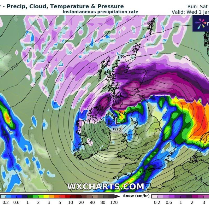 ALERT: Met Éireann issues New Year's weather forecast as storm ...