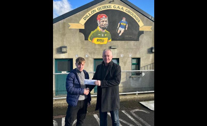 Dillon Quirke Foundation receives generous donation of almost €15,000 ...