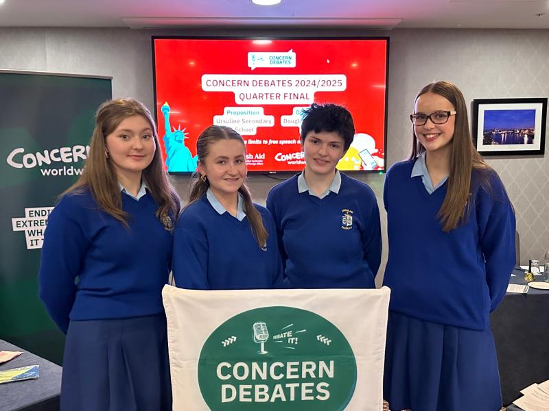 Ursuline Thurles 'Concern Debating' team into the knockout stages of ...
