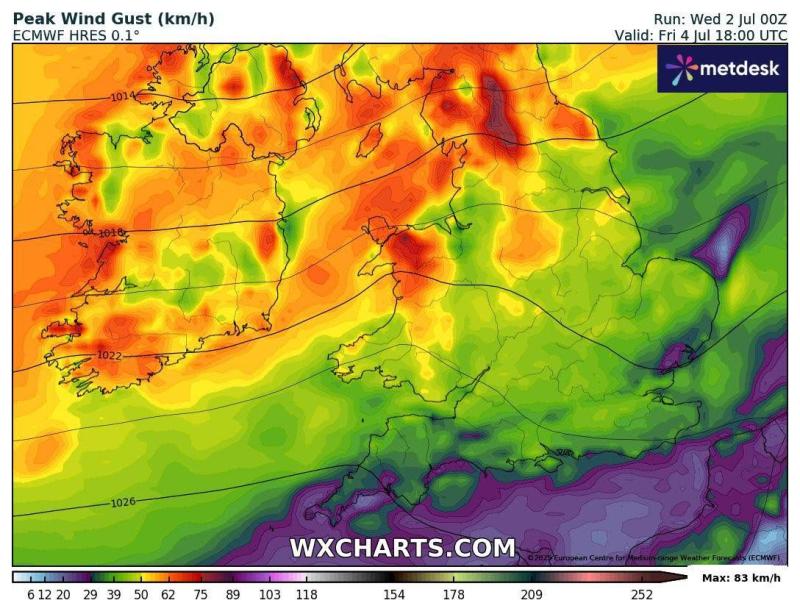 LIVE: Met Éireann's five-day Irish weather forecast running into next ...