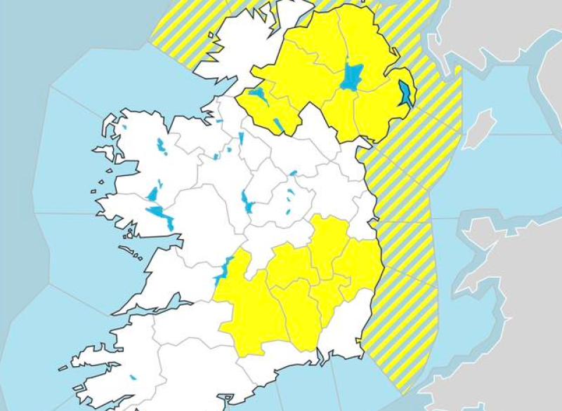 ALERT: Met Éireann issues weather warning for Tipperary with spot ...