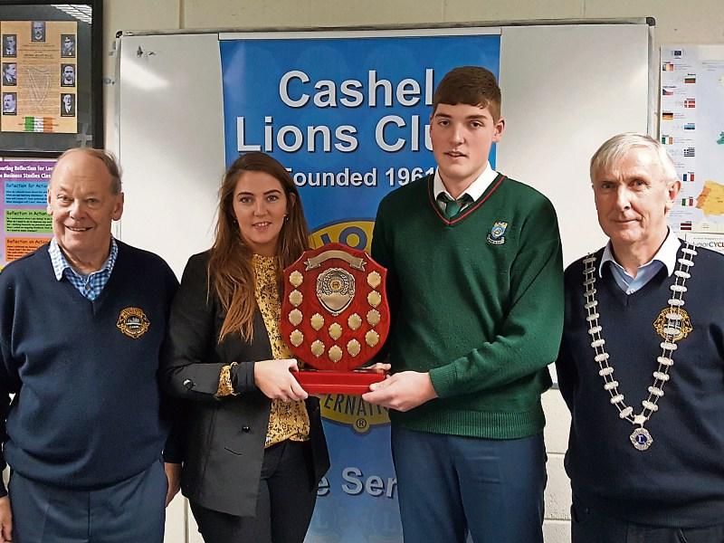 Christopher Geraghty is Cashel Lions Club youth award project winner ...