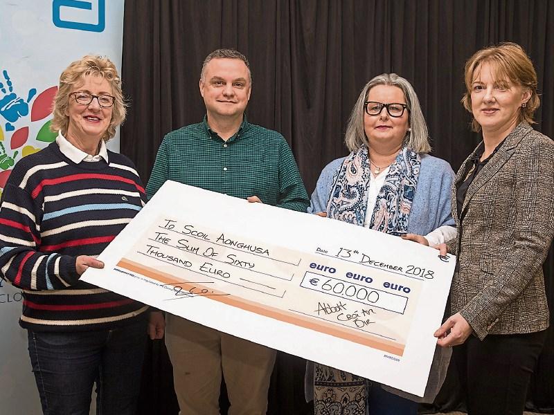 Abbott vascular raises €60,000 for Scoil Aonghusa special needs school ...
