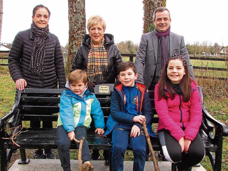 Seat and planting unveiled in acknowledgement of the late Dermot O ...