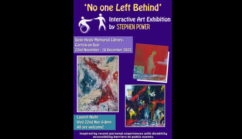 Artist Stephen Power's new exhibition opens at Carrick-on-Suir Library ...