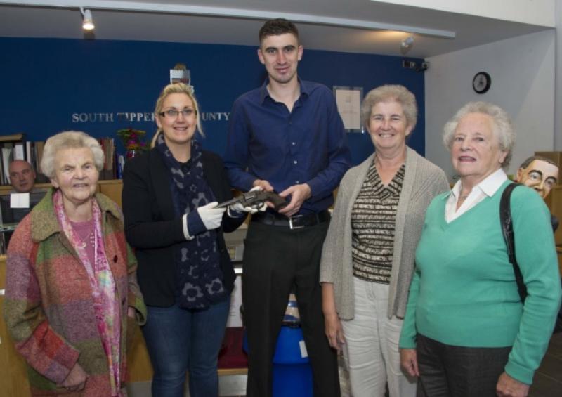 Family present Frank Drohan’s revolver to Tipp County Museum ...