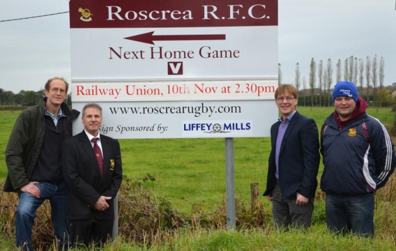 New Road Sign - Roscrea Rugby Club Grounds - Tipperary Live