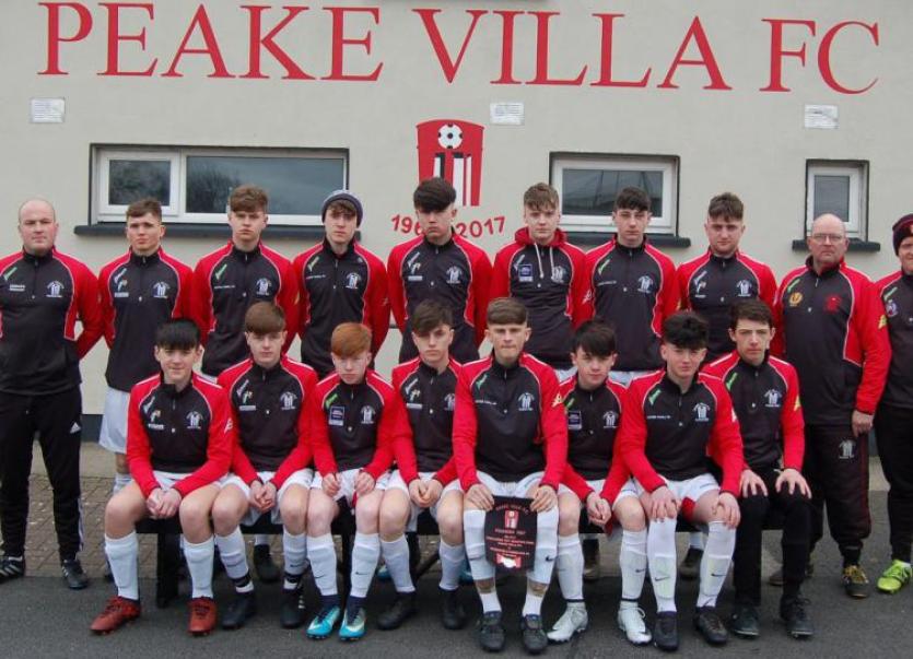 Peake Villa face Corduff FC in the FAI U17 Challenge Cup semi-finals ...