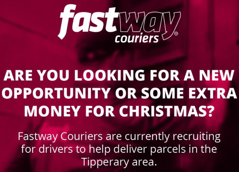 Fastway Couriers are hiring drivers for Christmas season in Tipperary ...