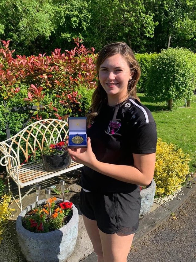 St Ailbe's principal presents Rory Sampson with the cup for Student of ...