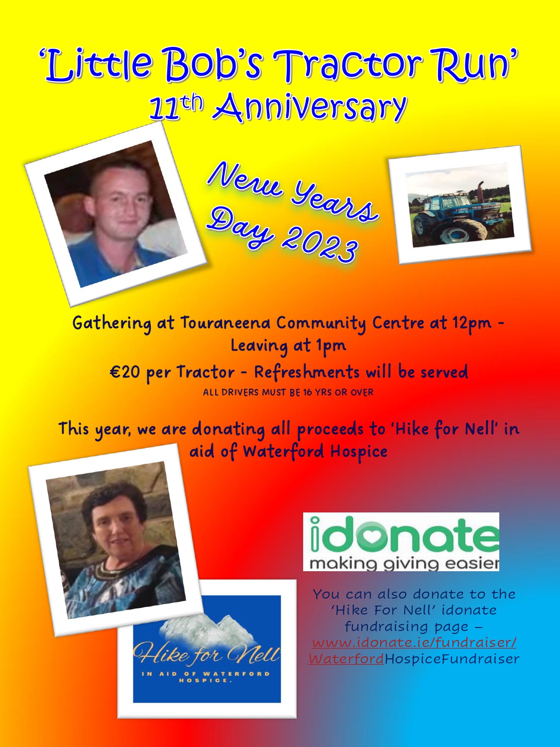 Memorial Tractor Run on New Year's Day for man who died in tragic ...