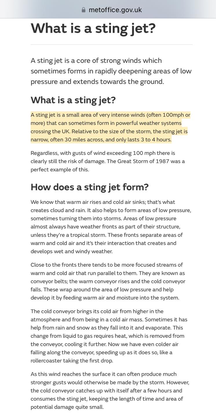 WARNING: Possibility of an unusual 'sting jet' hitting over Ireland ...